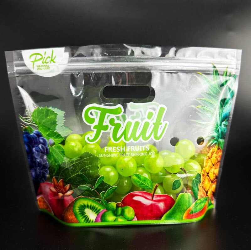 Stand Up Clear Ziplock Bag for Fruit And Vegetable - Polysmarts Packaging