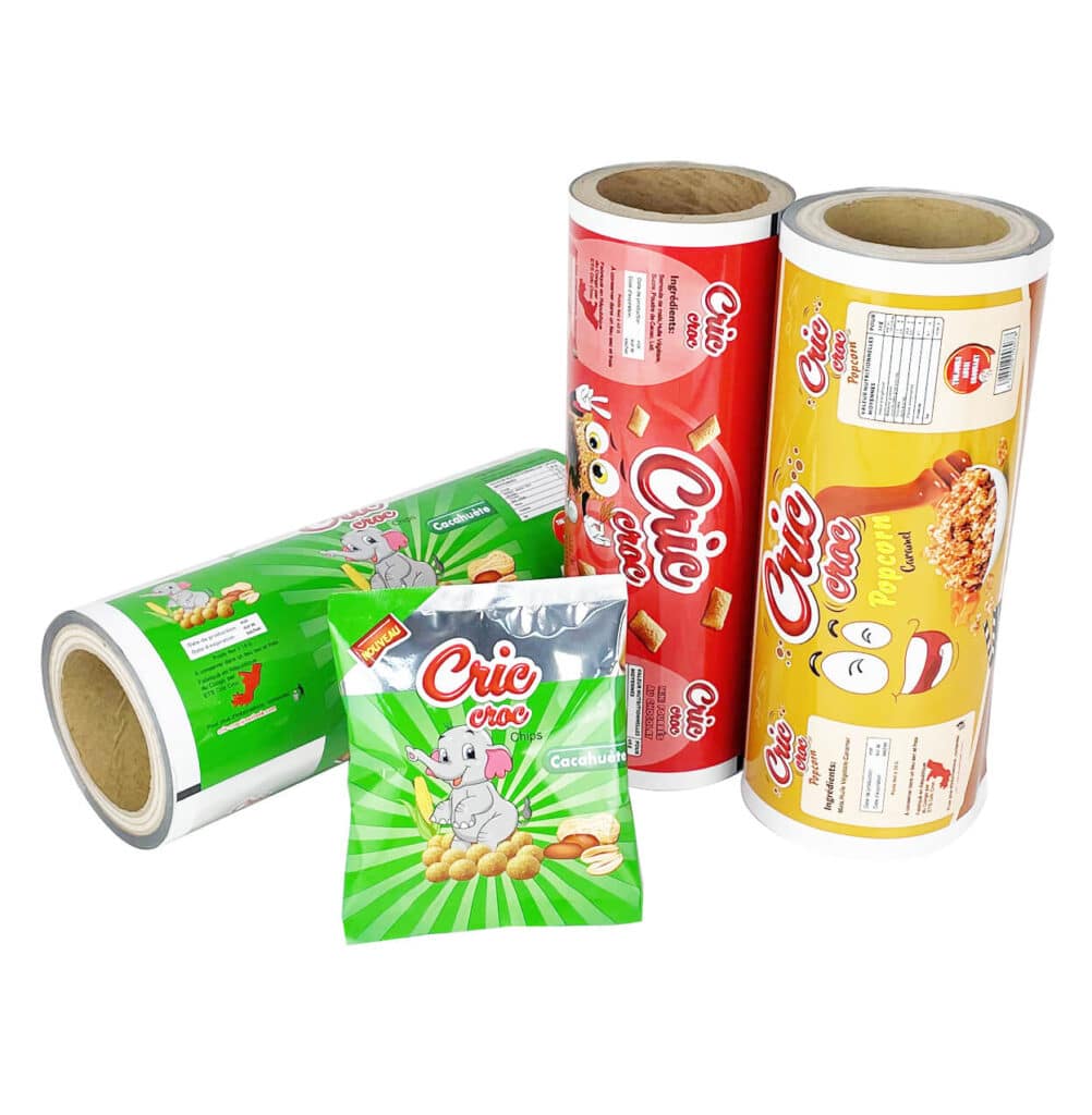 Custom Printed Roll Stock Film Packaging - Polysmarts Packaging