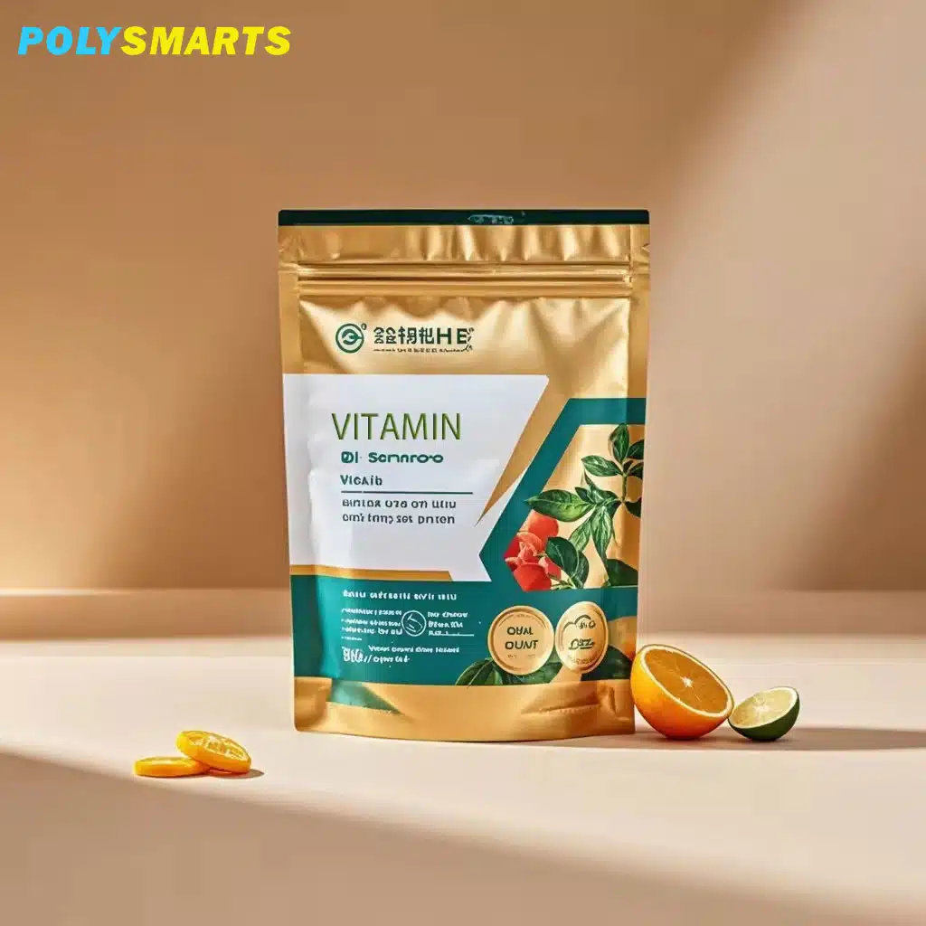 Custom Printed Vitamins & Supplements Packaging Bags - Polysmarts Packaging